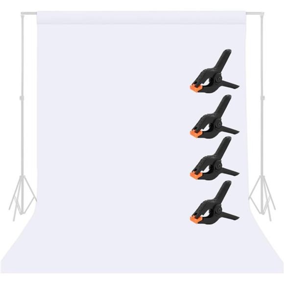 Party Supplies | White Photography Backdrop 85 X 1 Ft White Backdrops ...